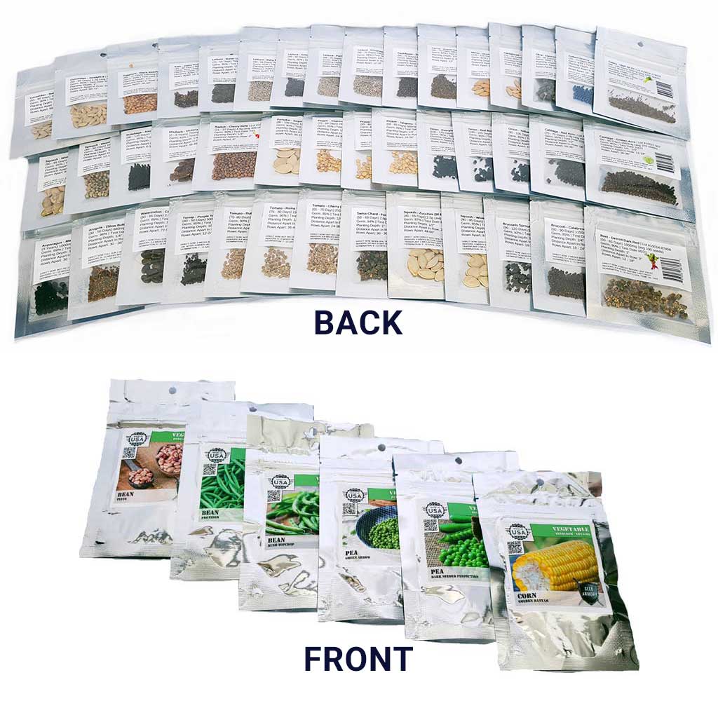 Seed Armory - Survival Vault Super Kit - 100% Heirloom & Non-GMO