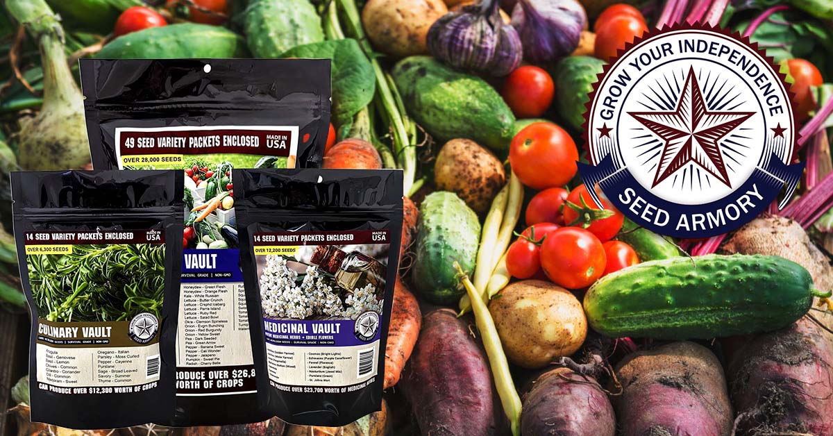 Non-GMO, Heirloom, Open-Pollinated Seeds & Seed Vaults | Seed Armory