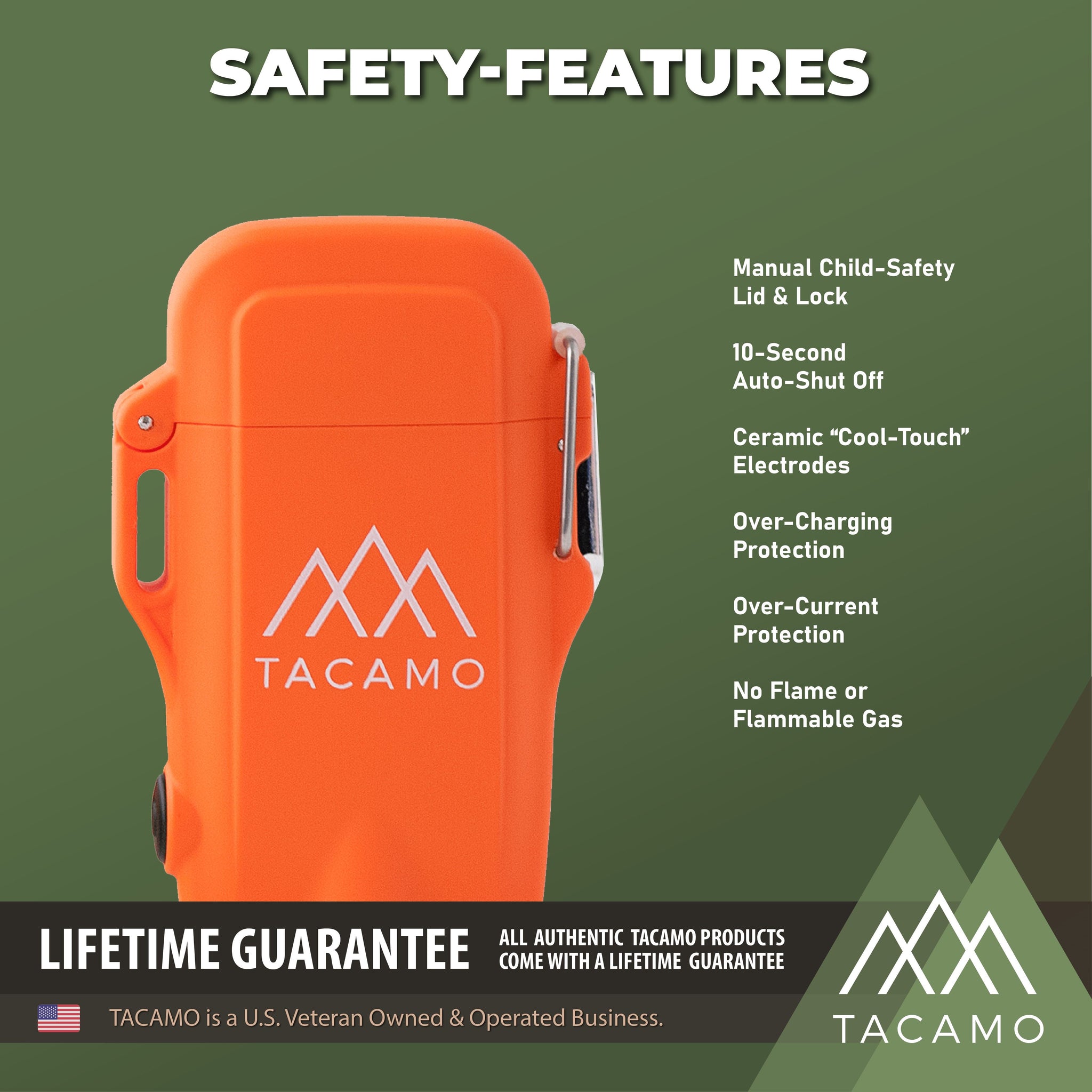 TACAMO H2 Rechargeable Electric Arc Lighter – Seed Armory